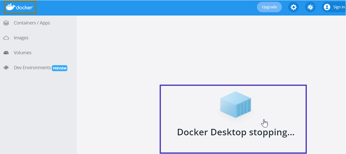 “Docker Desktop Stopped” message after installation solution | by Rhoda ... “Docker Desktop Stopped” message after installation solution | by Rhoda ...