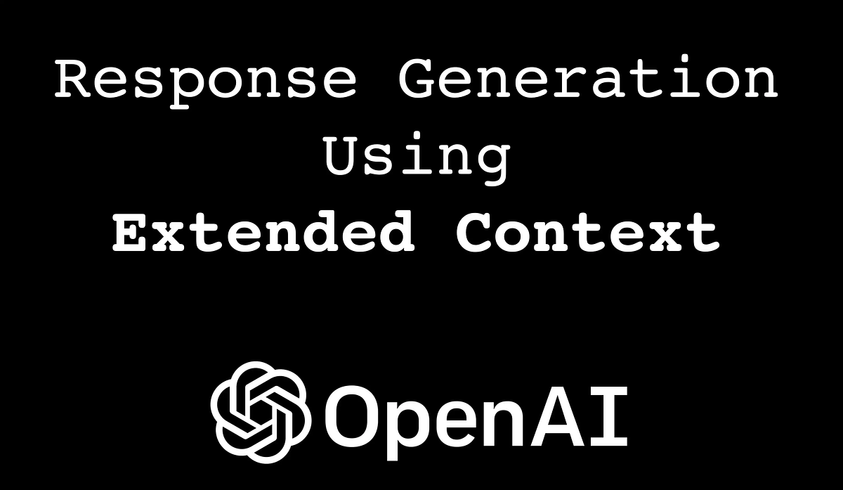 OpenAI Response Generation Trained On A Large Corpus of Data | by Cobus Greyling | Medium
