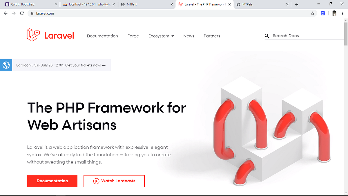 Instalasi Dan Pengaplikasian Framework Laravel pada Windows | by M Tyar | Medium