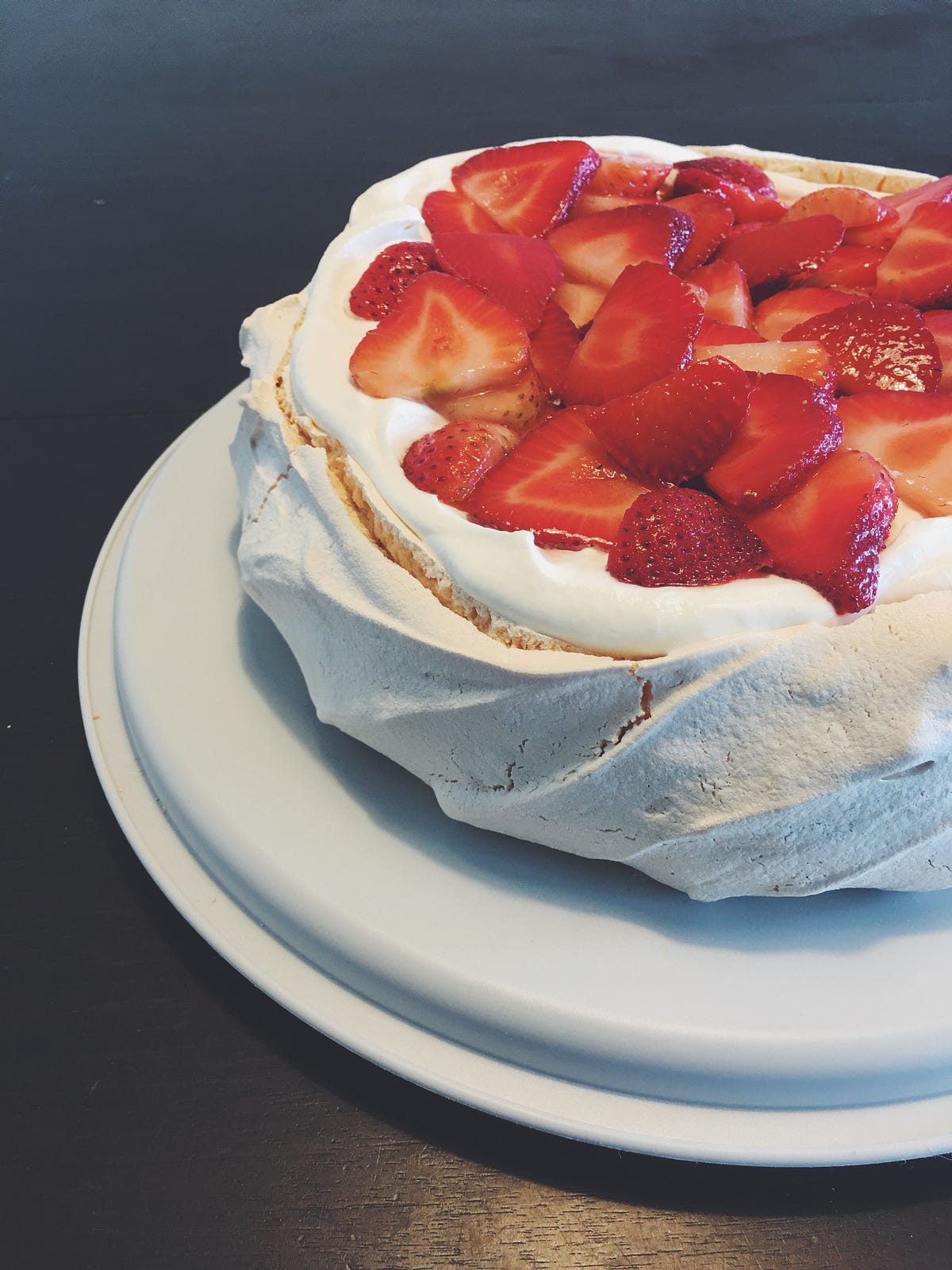 Pavlova with Strawberries and Rosewater | by Michael Toa | Michael Toa
