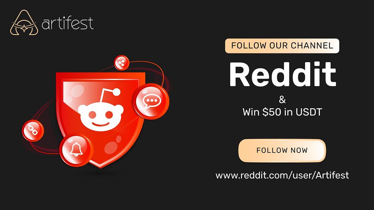 #Reddit #Giveaway Announcing Artifest Official Reddit Channel🤖 🎉To ...
