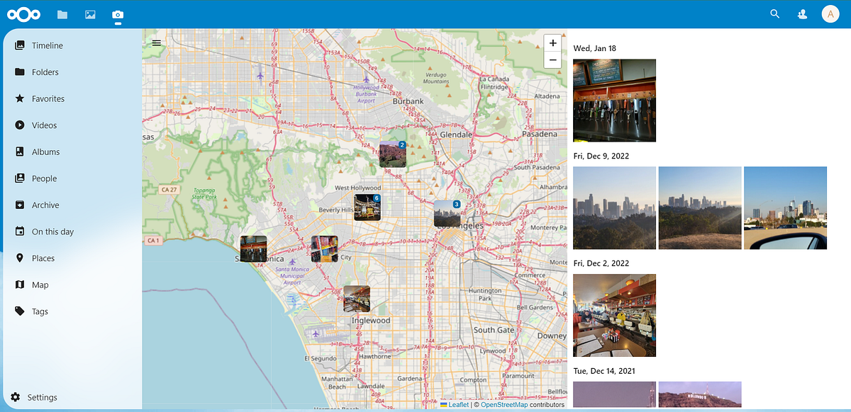 Nextcloud Memories: Putting Thousands of Photos on the World Map | by ...