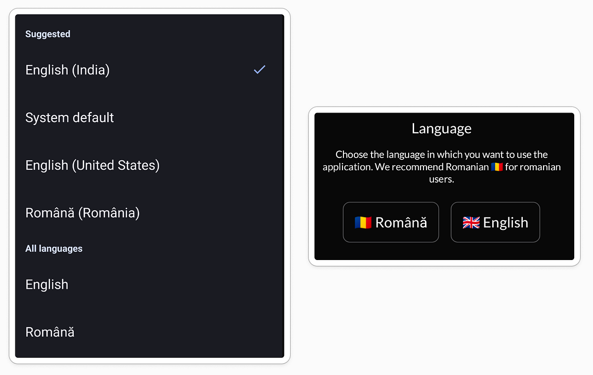 Per-App Language Preferences in Jetpack Compose | by Lucian Ghimpu | Medium