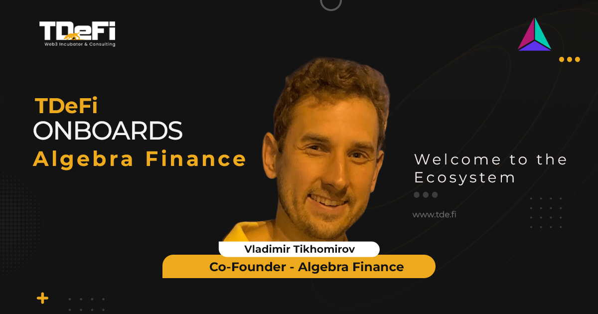 TDeFi announces the incubation of Algebra Finance | by TradeDog ...