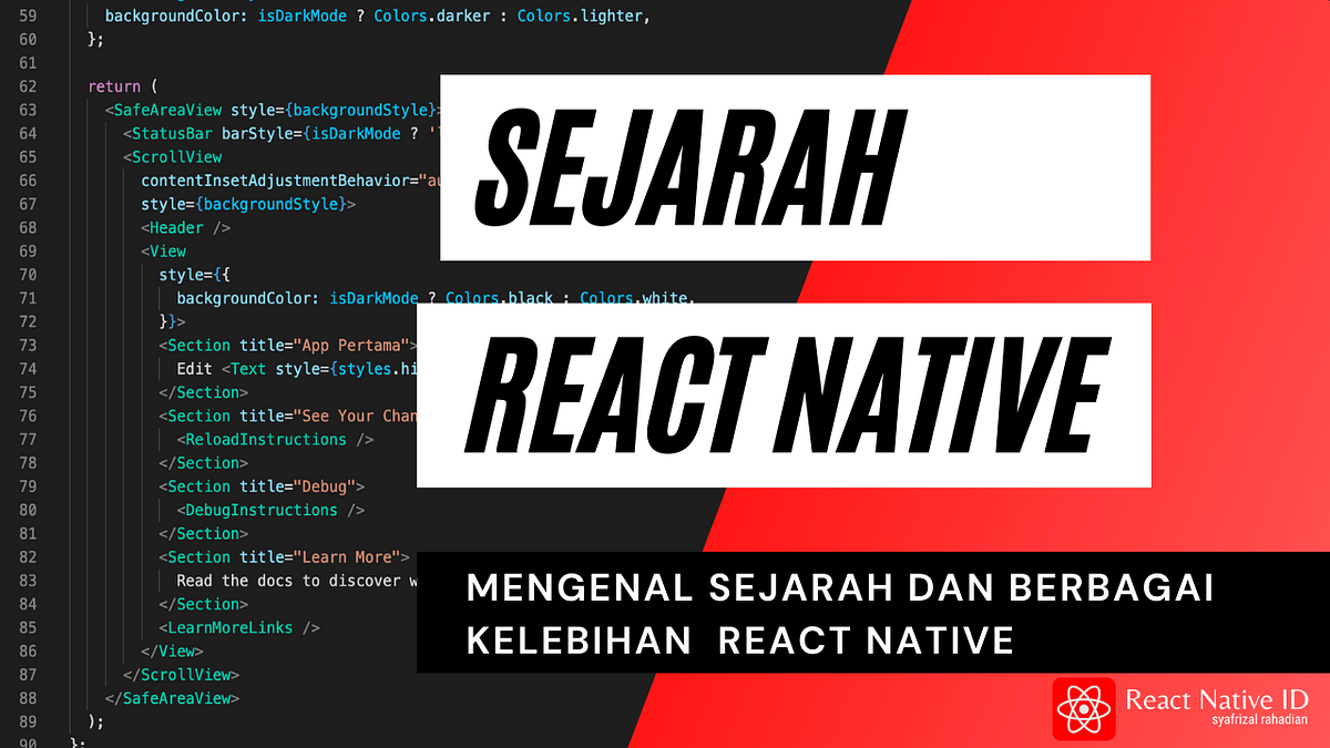 Mengenal React dan React Native Bahasa Pemrograman Website dan Mobile ...