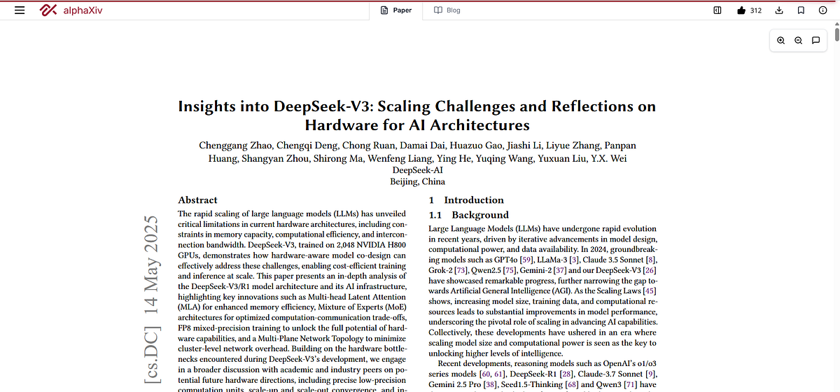 Reading this paper from DeepSeek made me rethink everything I knew ...
