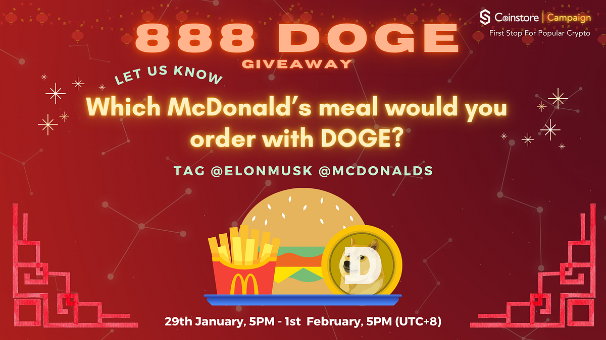 Coinstore.com’s 888 Doge Giveaway 🧧 | by Coinstore | Coinstore Exchange ...