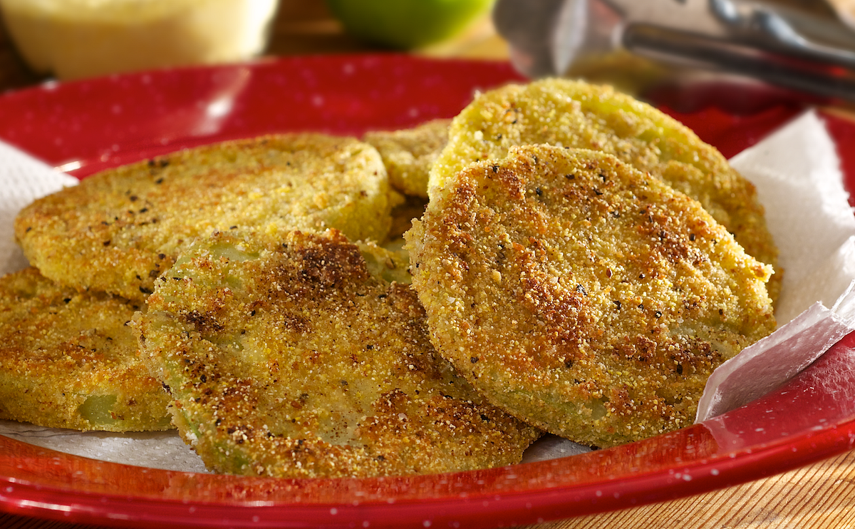 50 States & 50 Foods ~ Arkansas Fried Green Tomatoes | by The Food ...