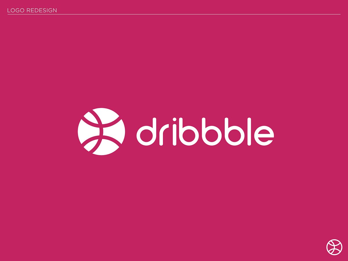 Dribbble Logo Redesign Design By Kp Graphic Lab Medium