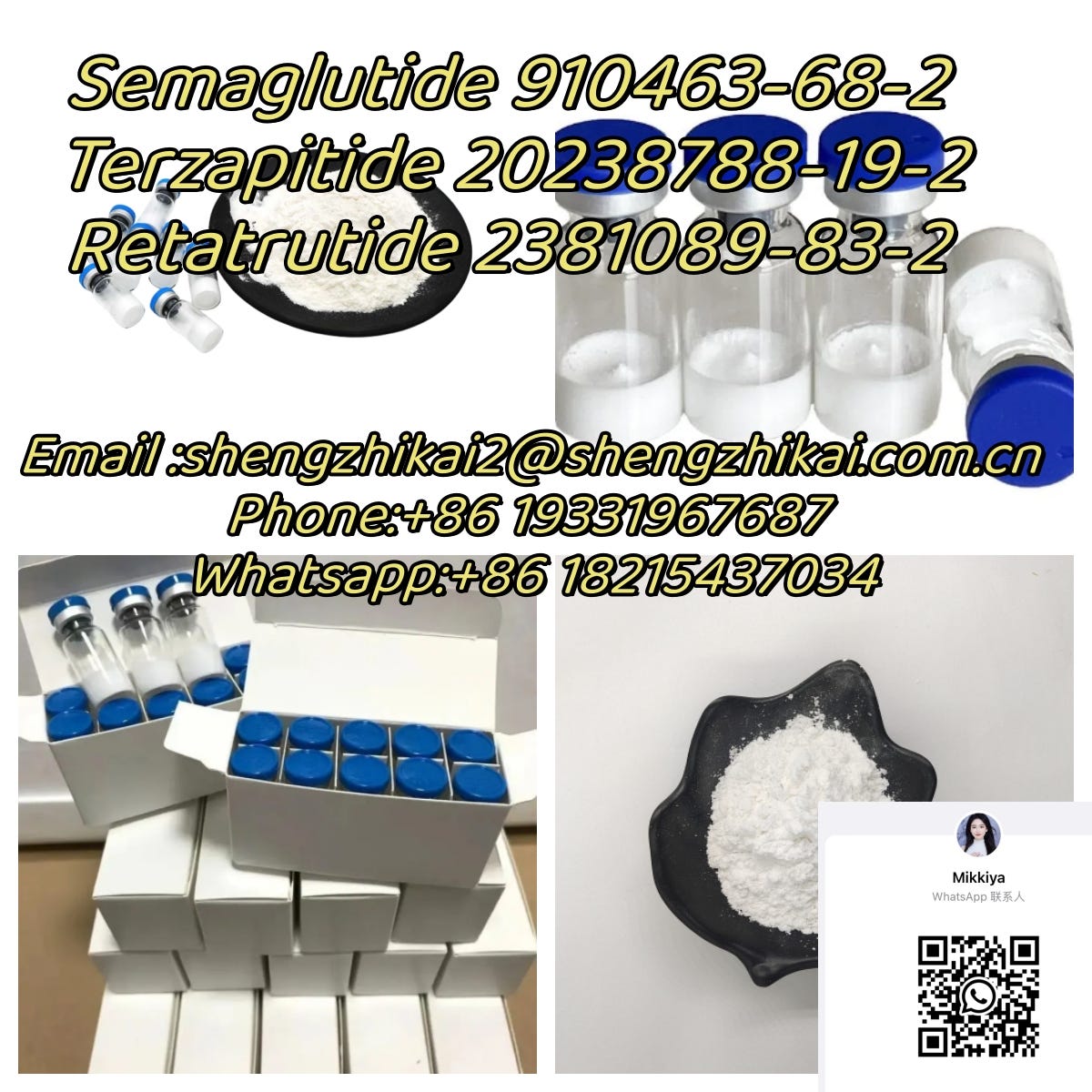 CAS 910463–68–2 Semaglutide. Mikkiya Phone:+86… | by Muee | May, 2024 | Medium