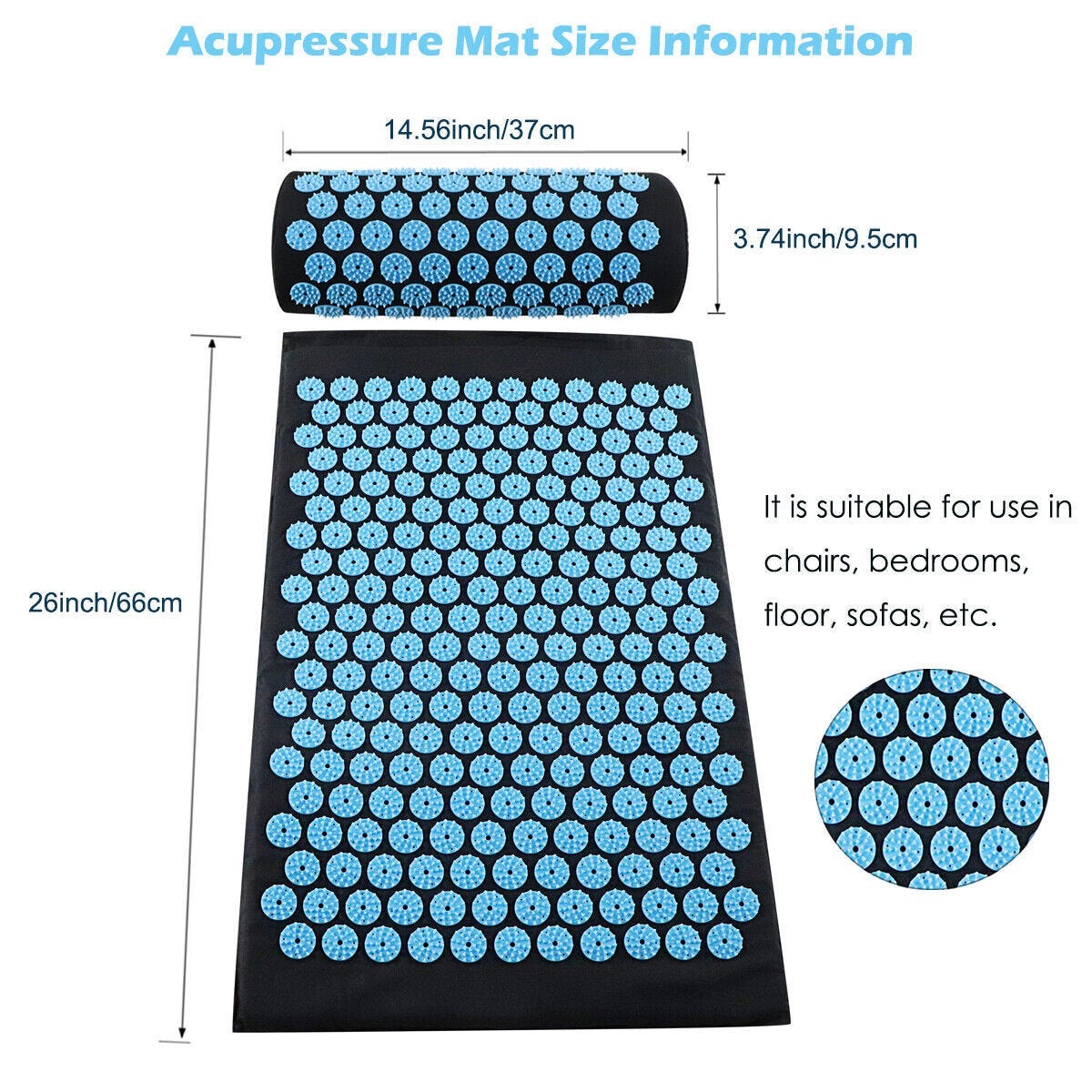 Discovering the Benefits of Meridian Acupressure Mat and Pillow Set ...