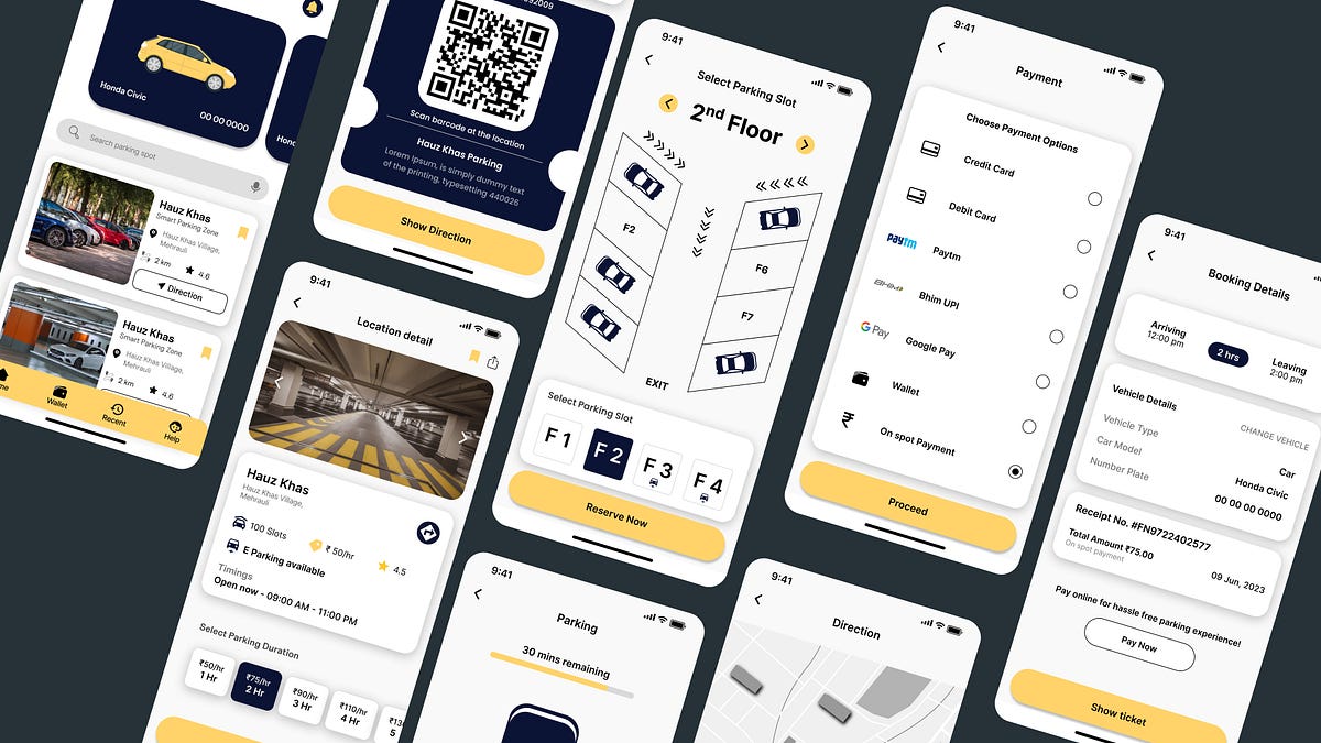 Solving parking problems for people — ParkValet UX Case Study | by ...