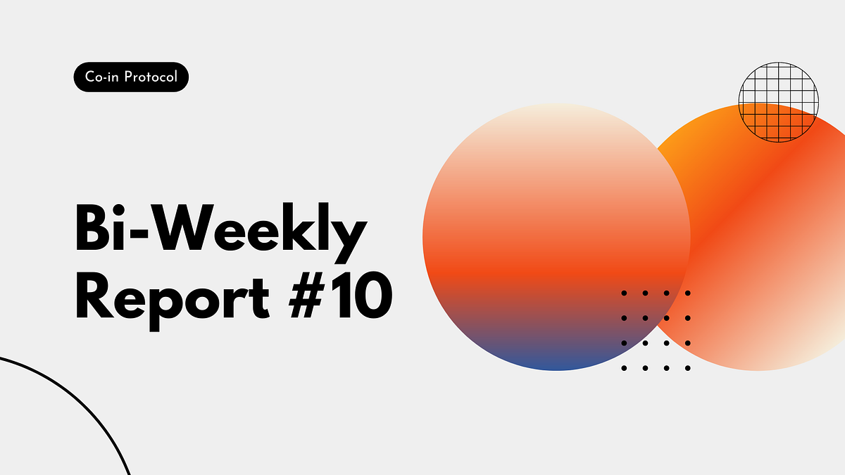 Co-in Bi-Weekly Report: Nov 28–Dec 11 | by Co-in Protocol | Medium
