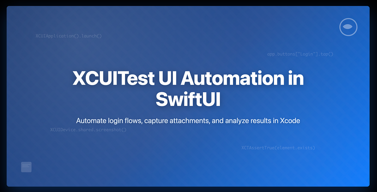 XCUITest UI Automation in SwiftUI | by Himali Marasinghe | Level Up Coding