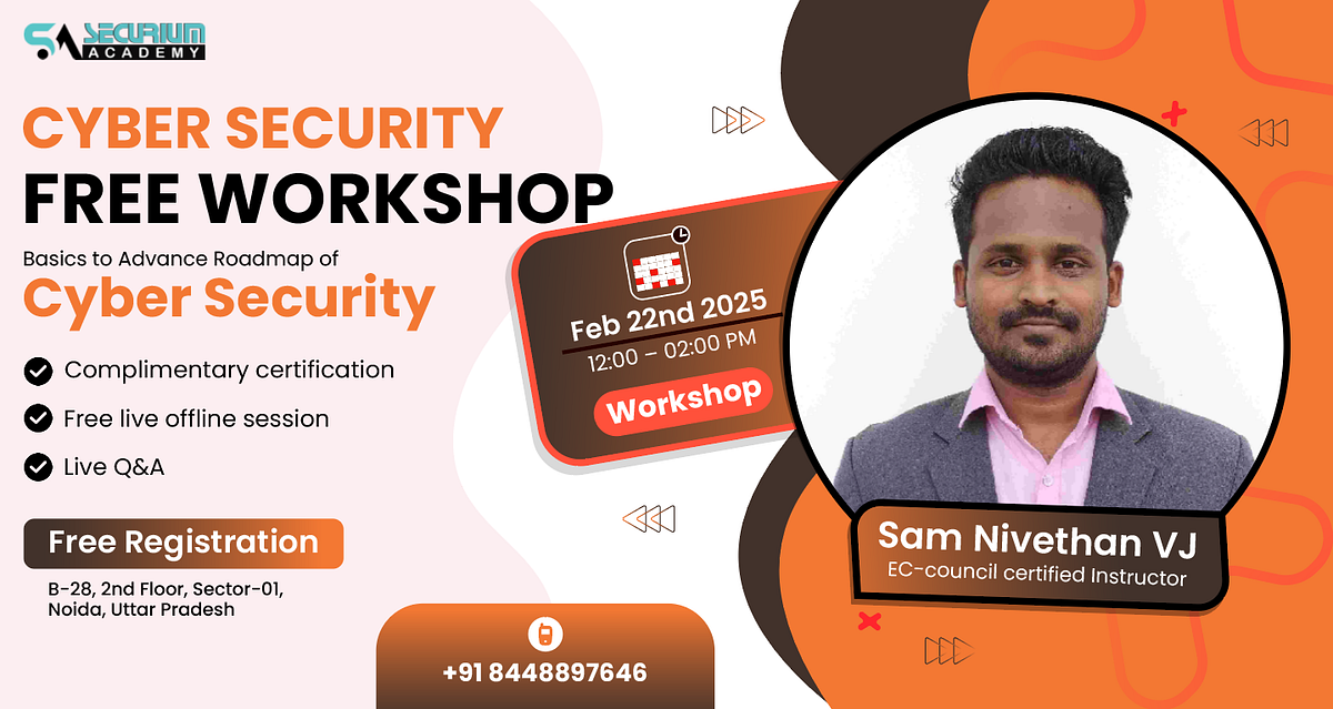 Free Cybersecurity Workshop. Join Our Cybersecurity Workshop: From… | by Securium Academy | Feb ...
