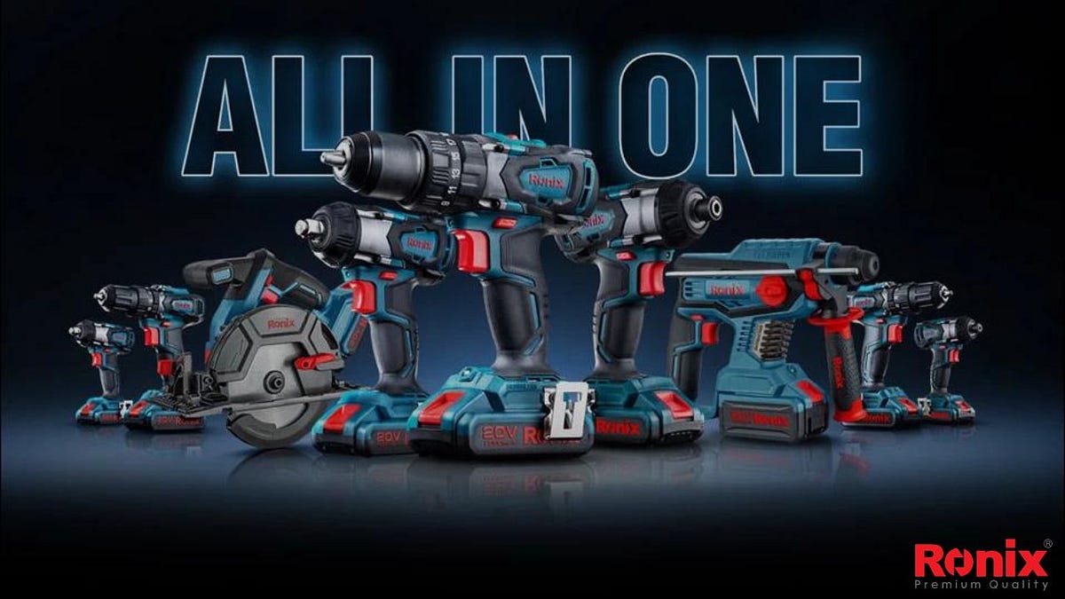 Revolutionizing Efficiency: Ronix Unleashes the Power of Rechargeable Drills | by Ronix | Jan ...