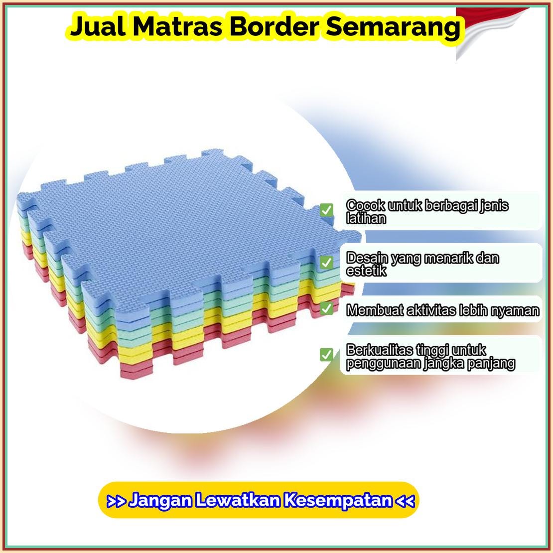 Jual Matras Border Semarang - Matras Judo - Medium