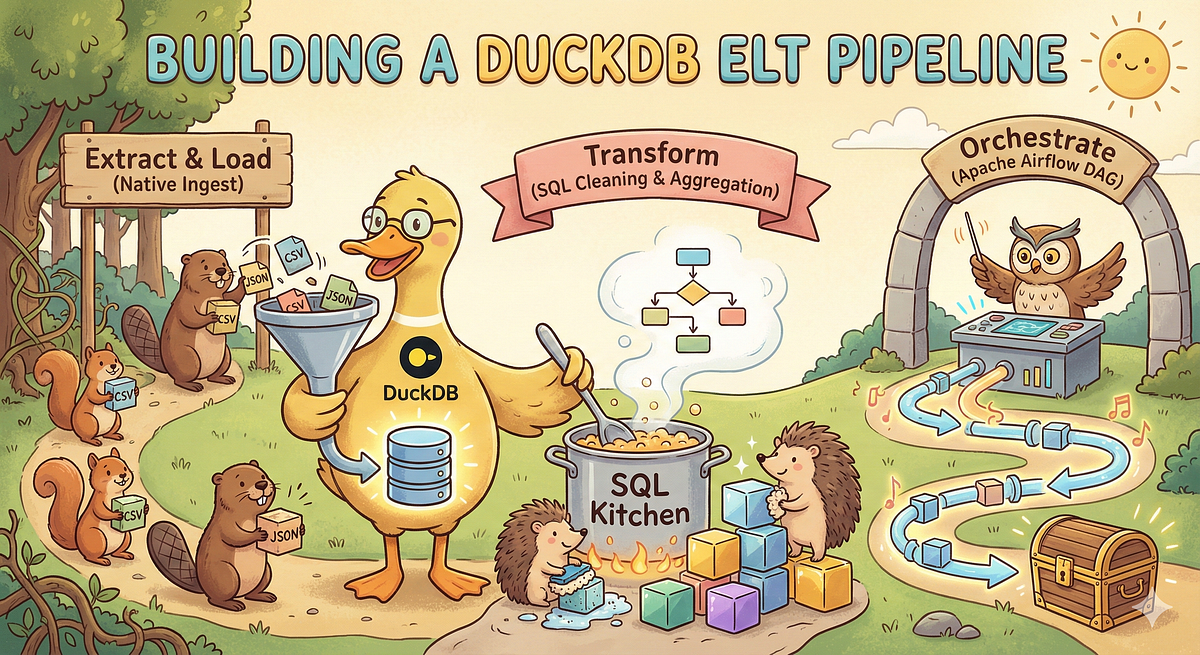 How to Build a ELT using DuckDB and Python. Step-by-Step Guide | Level Up Coding