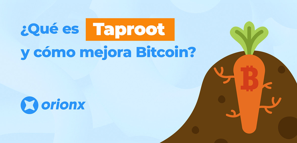 ¿Qué es Taproot y cómo mejora a Bitcoin? | by Ivan Daniel Gomez | Orionx | Medium