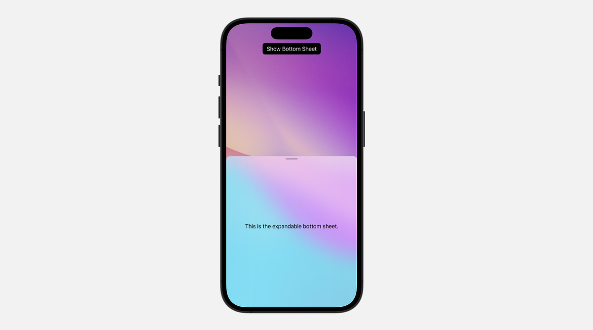 How to Customize SwiftUI Bottom Sheet | by Simon Ng | AppCoda Tutorials | Medium