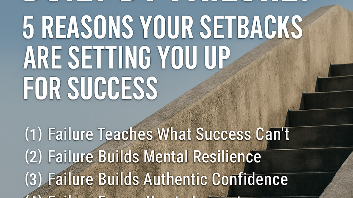 Built by Failure: 5 Reasons Your Setbacks Are Setting You Up for ...