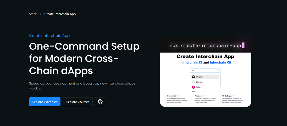Hyperweb. Create Interchain App: One-Command Setup for Modern Cross-Chain dApps | by Mitchyugan ...