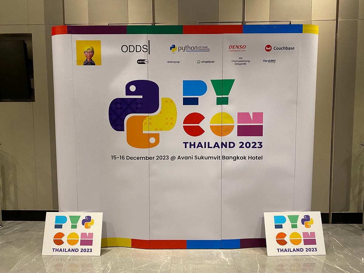 รีวิวงาน PyCon Thailand 2023 แบบจัดเต็ม — part 1/2 | by PCP | Medium