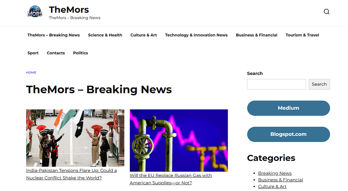 Unpacking TheMors — Breaking News: What You Need to Know About This News Platform | by The Mors ...