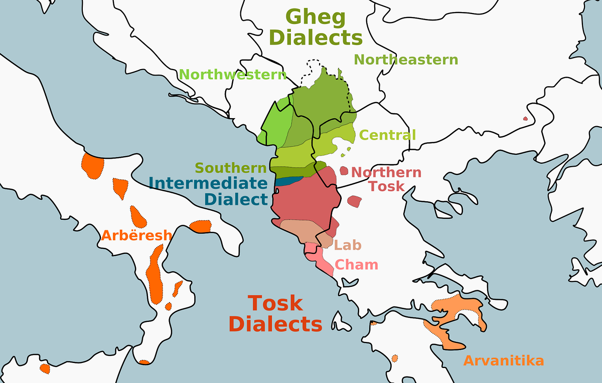 Dabbling diary #2: Albanian — a “half-Romance” language? | by Kevin Sun ...