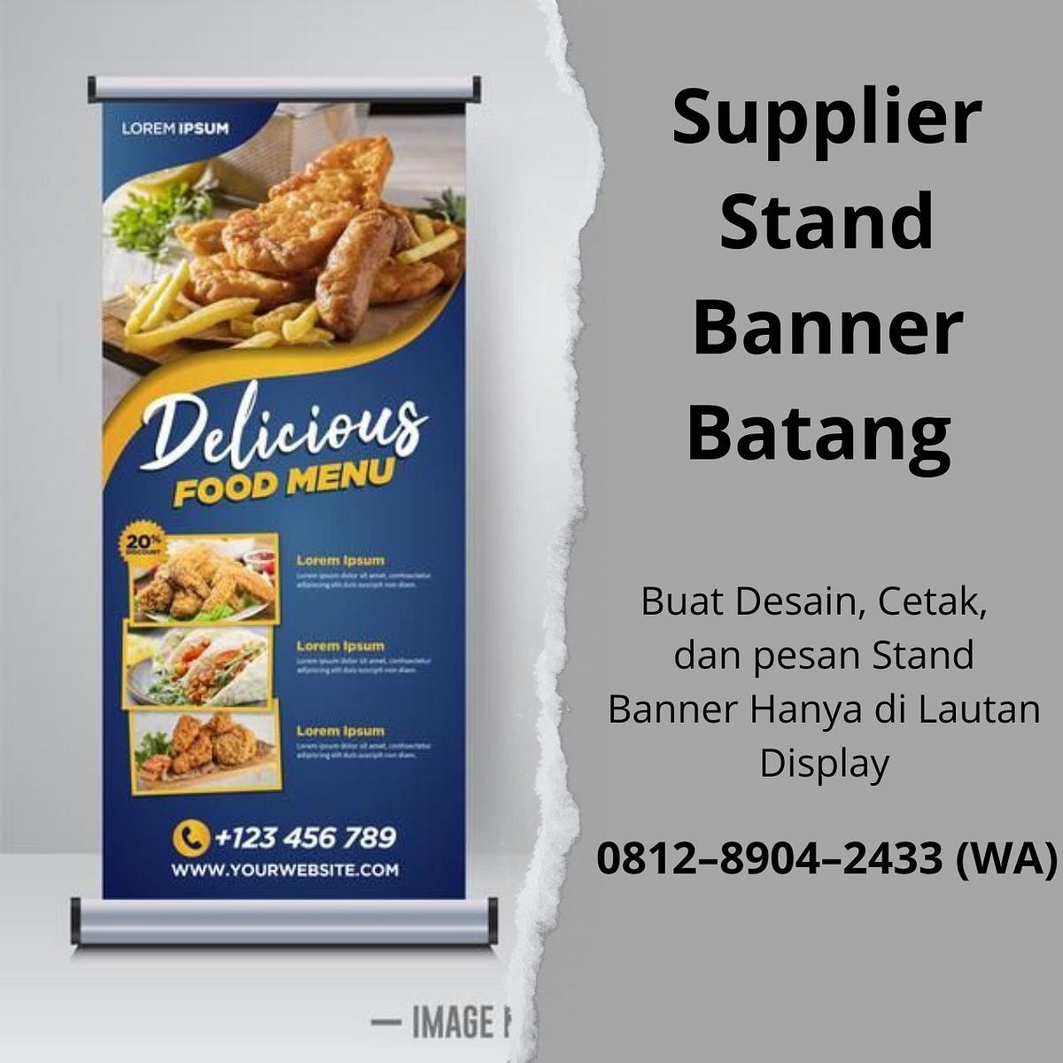0812–8904–2433, Lautan Display, Supplier Stand Banner Batang | by Jossy ...