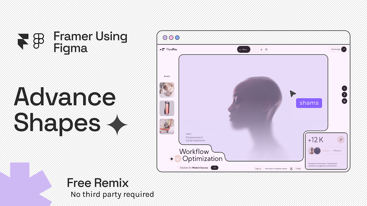 Advanced Bento Web Shapes on Framer using Figma | React Component Applicable | Part 1 - Shams⚡ ...