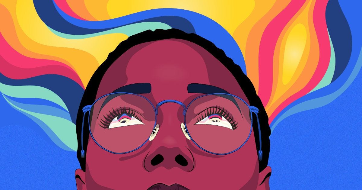 FEELING. Illustration by Maya Chastain | by Tapiwa Mumba | May, 2024 | Medium
