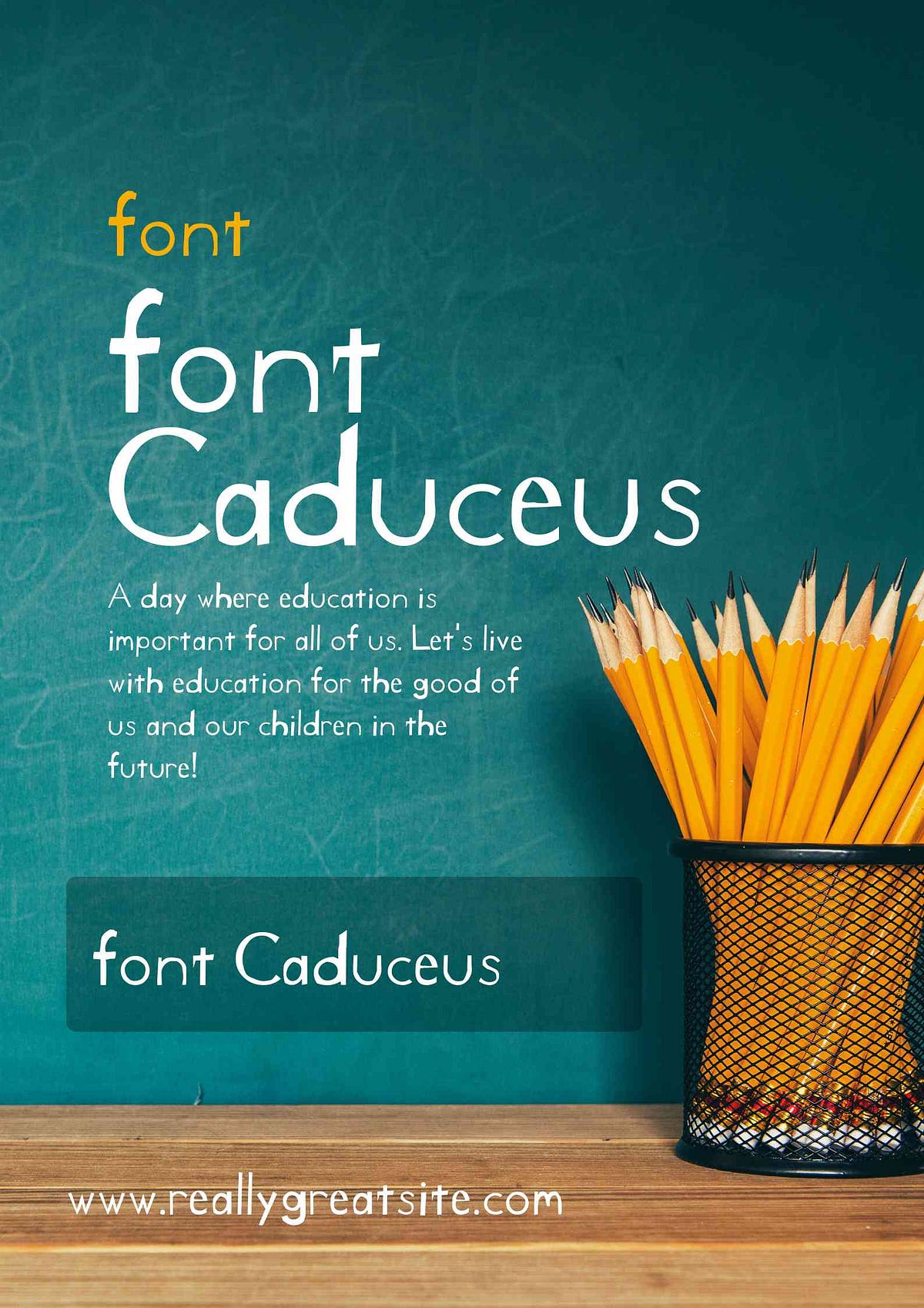 Caduceus Font - Freefontdownload.Org - Medium