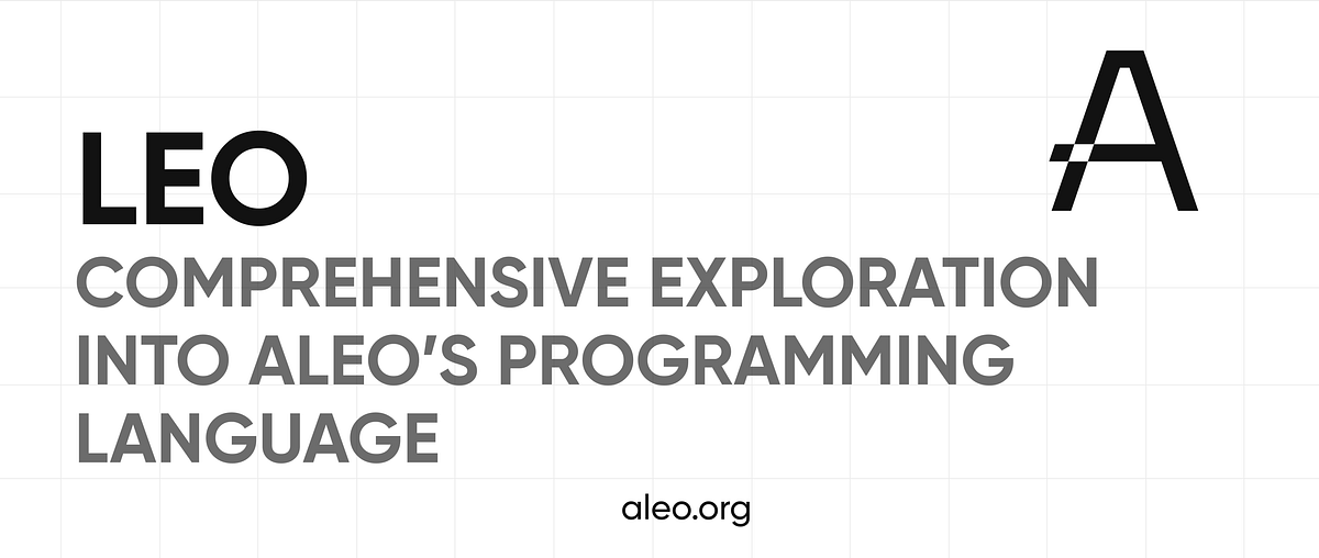 Leo: A Comprehensive Exploration into Aleo’s Programming Language | by Goldir | Jan, 2024 | Medium