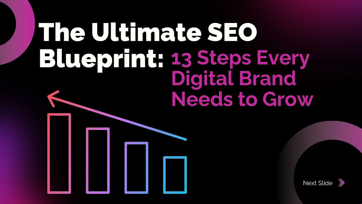 The Ultimate SEO Blueprint: 13 Steps Every Digital Brand Needs to Grow ...