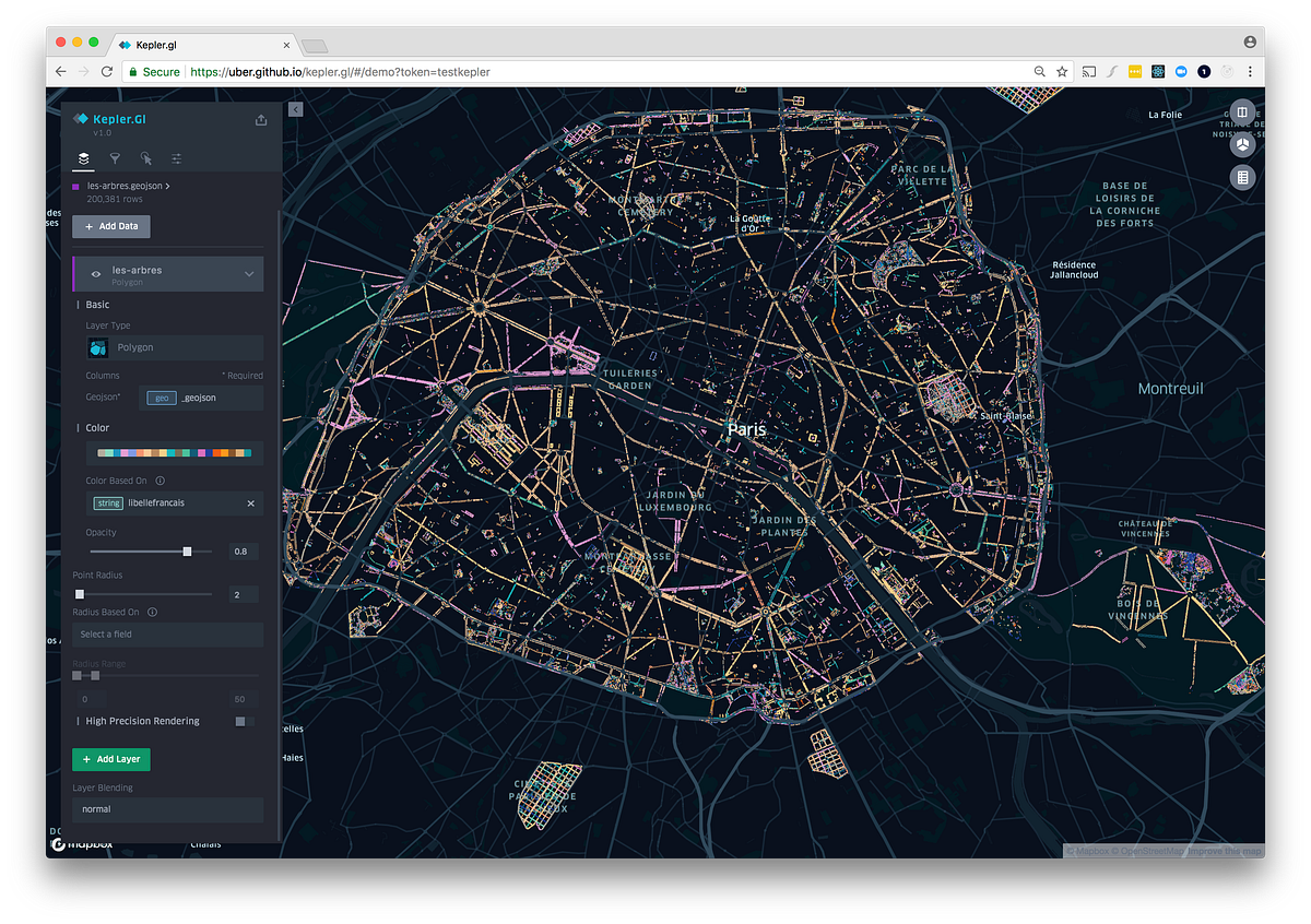 Mapping the Parisian trees. I’ve made lots of maps of car trips… | by ...