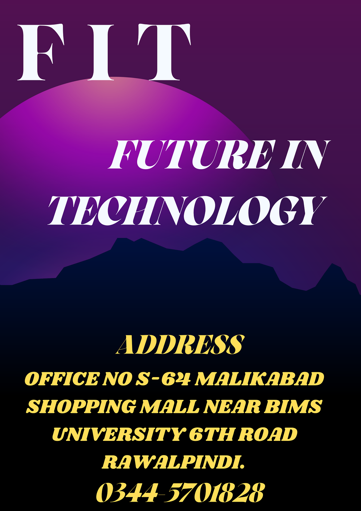 WEB Development Graphic Design FIT IN TECHNOLOGY Courses Rawalpindi ...