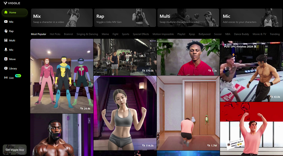 How to Use Viggle AI: Bring Your Imagination to Life | by CherryZhou | Medium