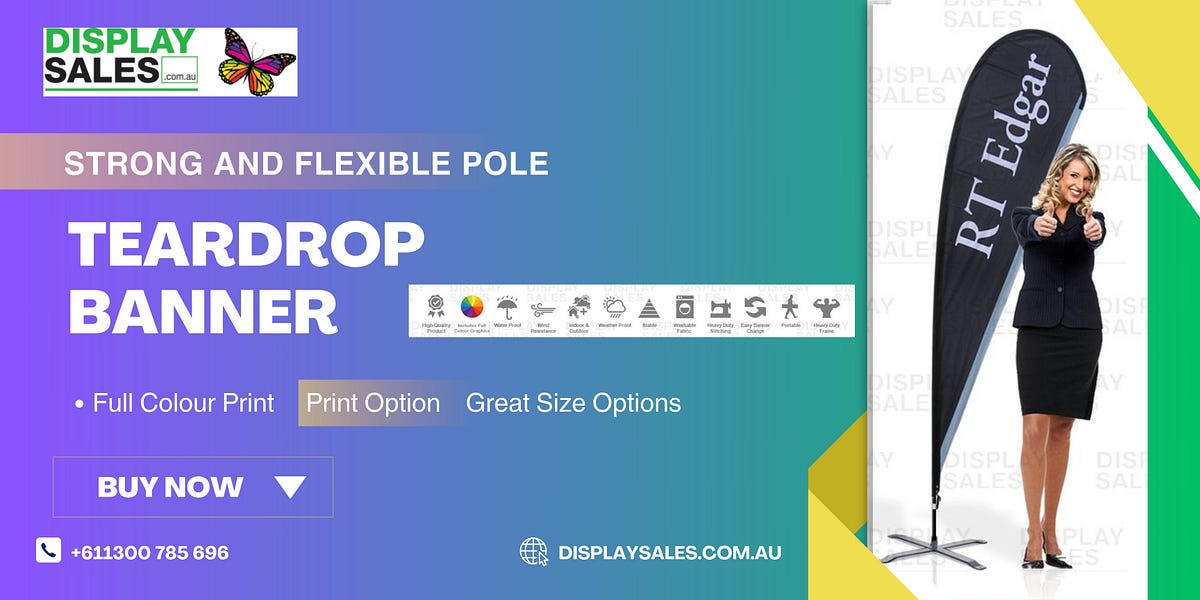 Teardrop BannerTeardrop Banner | Display Sales - Display Sales - Medium