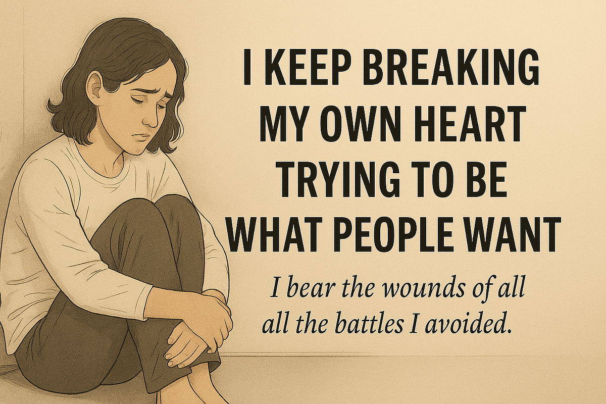 I Keep Breaking My Own Heart Trying to Be What People Want | by Hamza ...