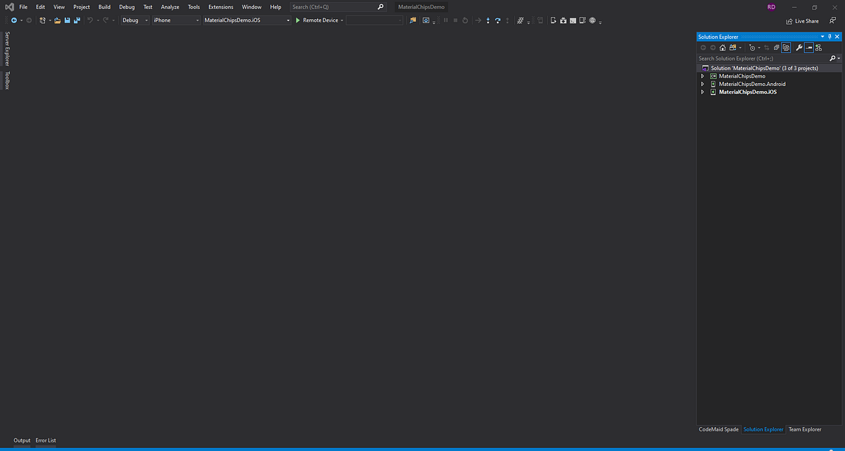 Creating Material Chips in Xamarin forms — Part2(Material control ...