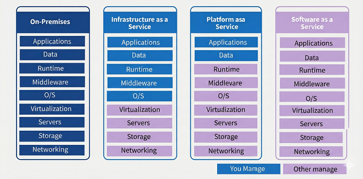AWS Cloud Service Models Explained: IaaS, PaaS, SaaS With Real-World ...