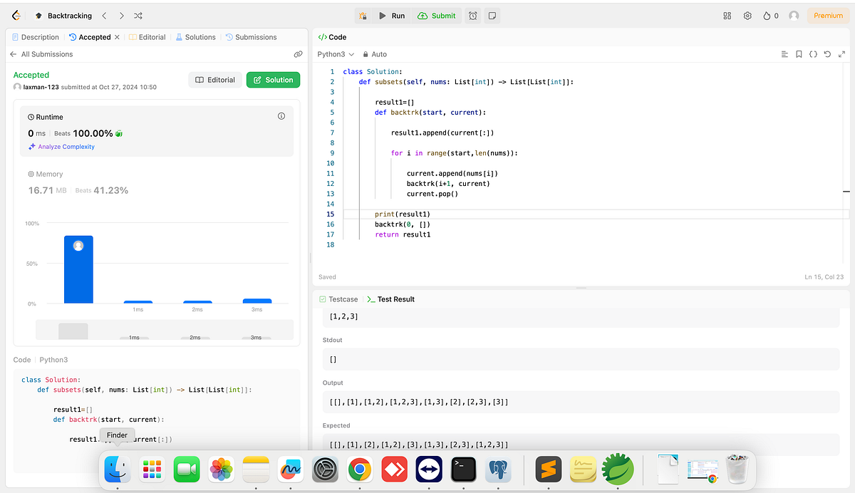 Leetcode 78 : Subsets - Laxman Kumar - Medium