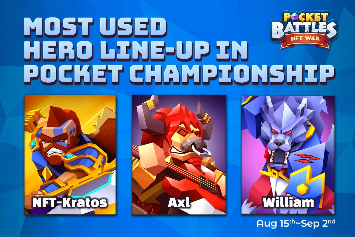 Hi, My champion. What’s your favorite pocketchampionship hero lineup ...