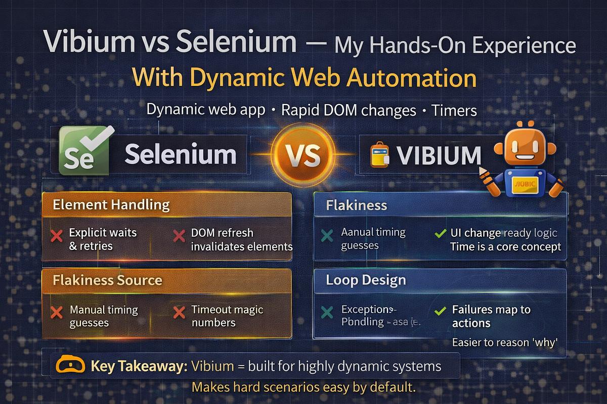 🔍 Vibium vs Selenium — A Deeper Engineering Comparison (Beyond the ...