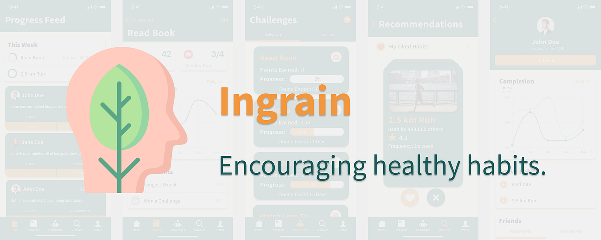Ingrain — Encouraging Healthy Habits | by Joyce Yu | Medium