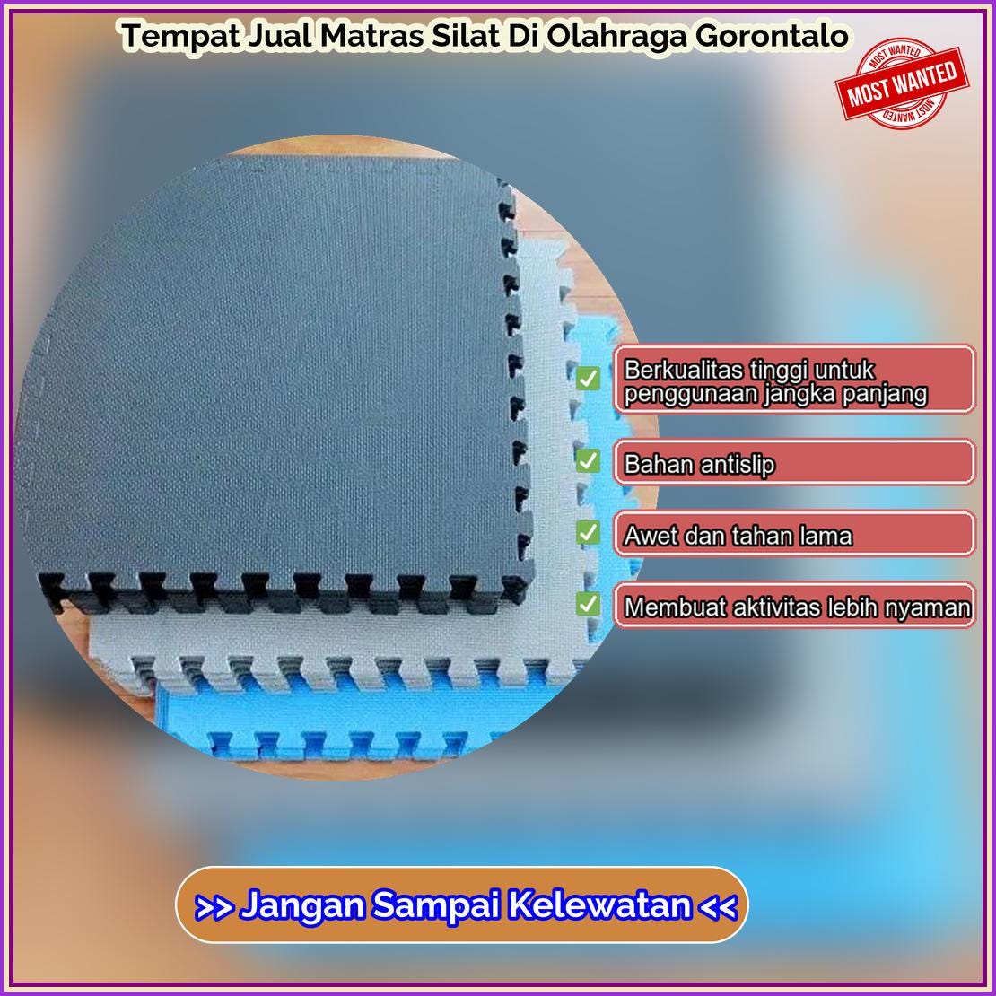 Tempat Jual Matras Silat Di Olahraga Gorontalo - Matras Pabrik - Medium