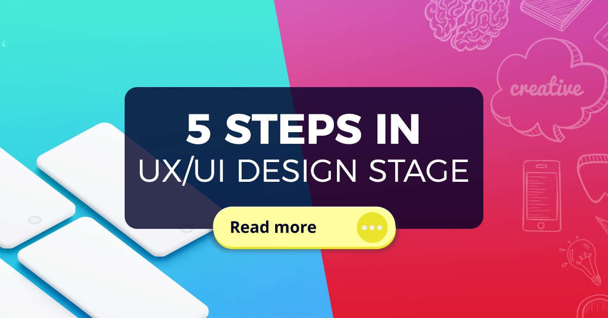 5 steps in UX/UI design stage. Reading Time: 4 minutes | by Railwaymen ...