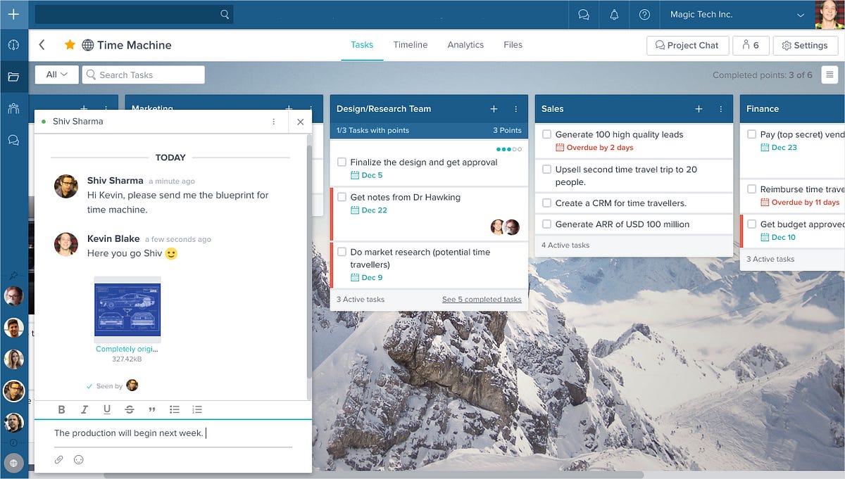 Message without switching tabs with Chat Heads | by Taskworld ...