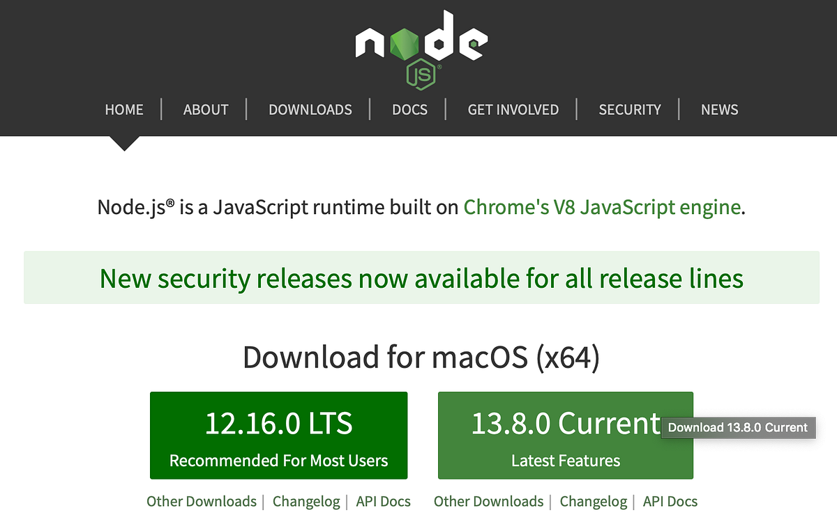 How to install Node.js Environment ?(°ヘ°)????? | by Barry YU | Medium